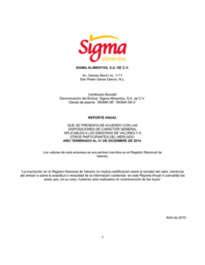 ¿Cuál es el principal producto de Sigma Alimentos - Alimentos101.com